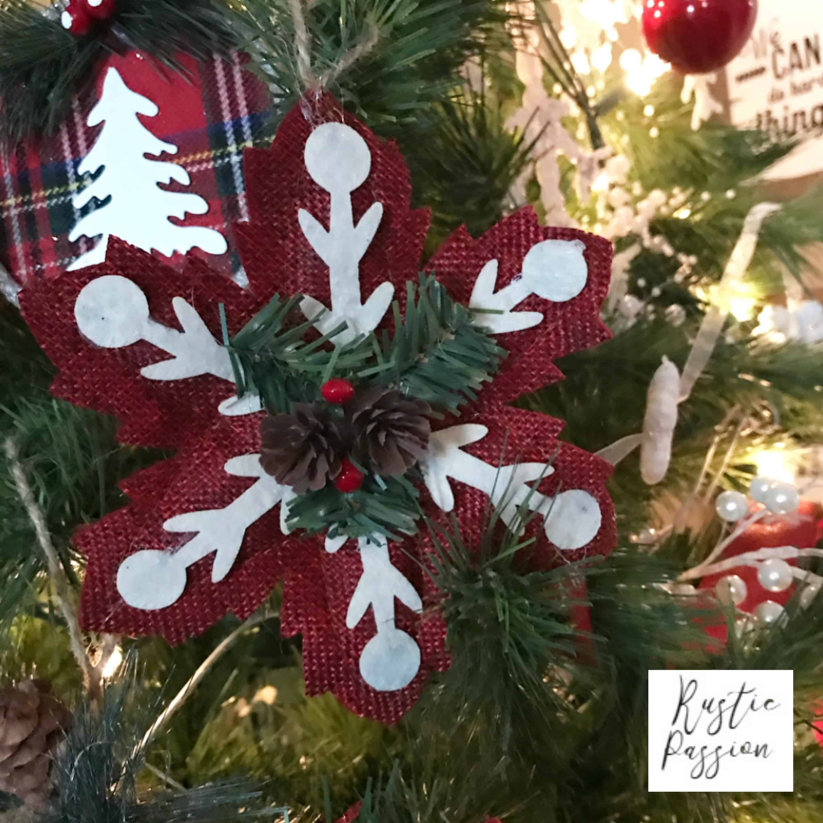 My Red Rustic Christmas Tree!