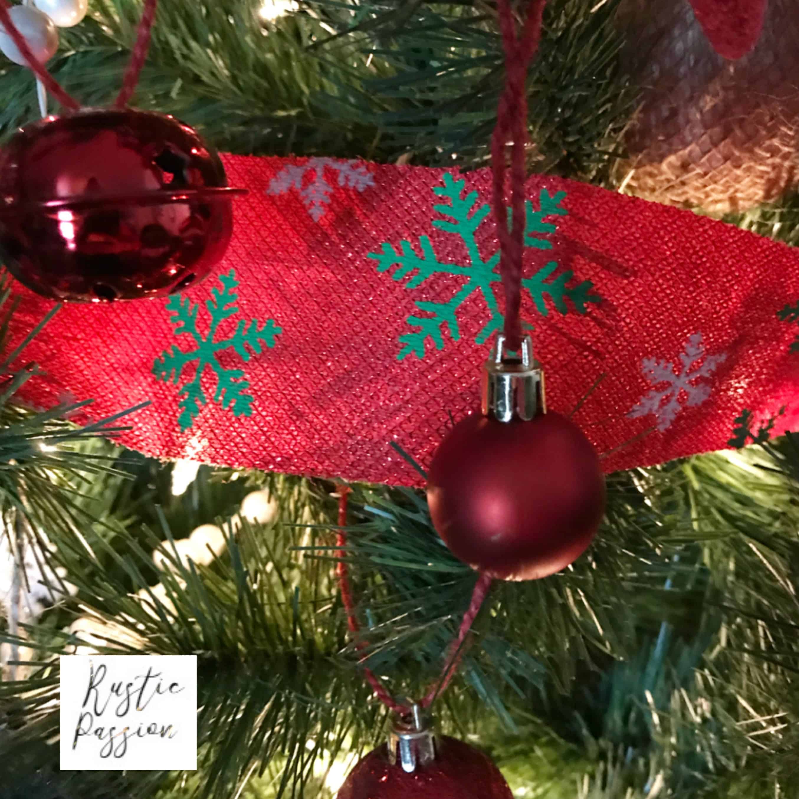 My Red Rustic Christmas Tree!