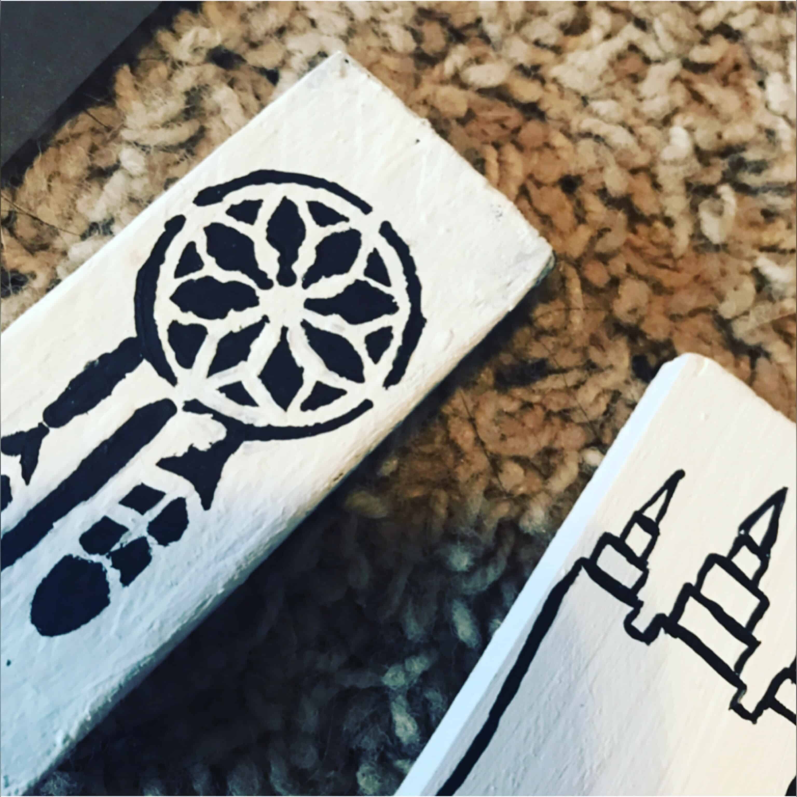 Learn how to make these DIY Wood Magnets for only $3.