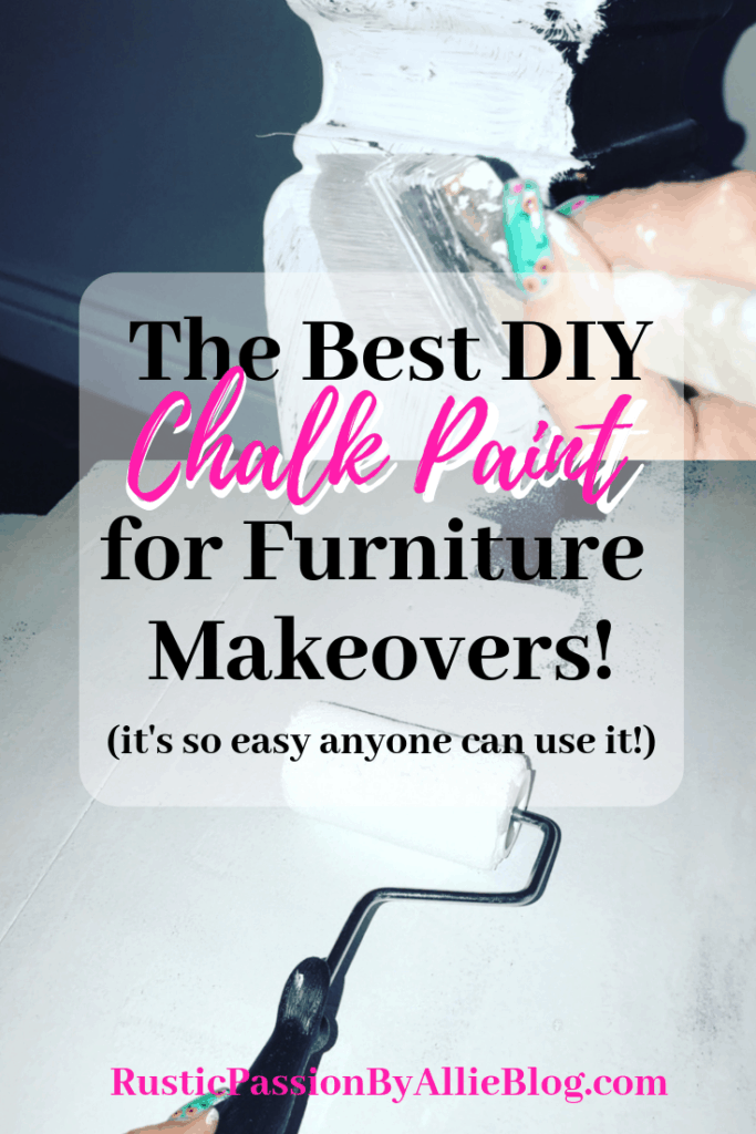 The Best Affordable DIY Chalkpaint To Use on Furniture.