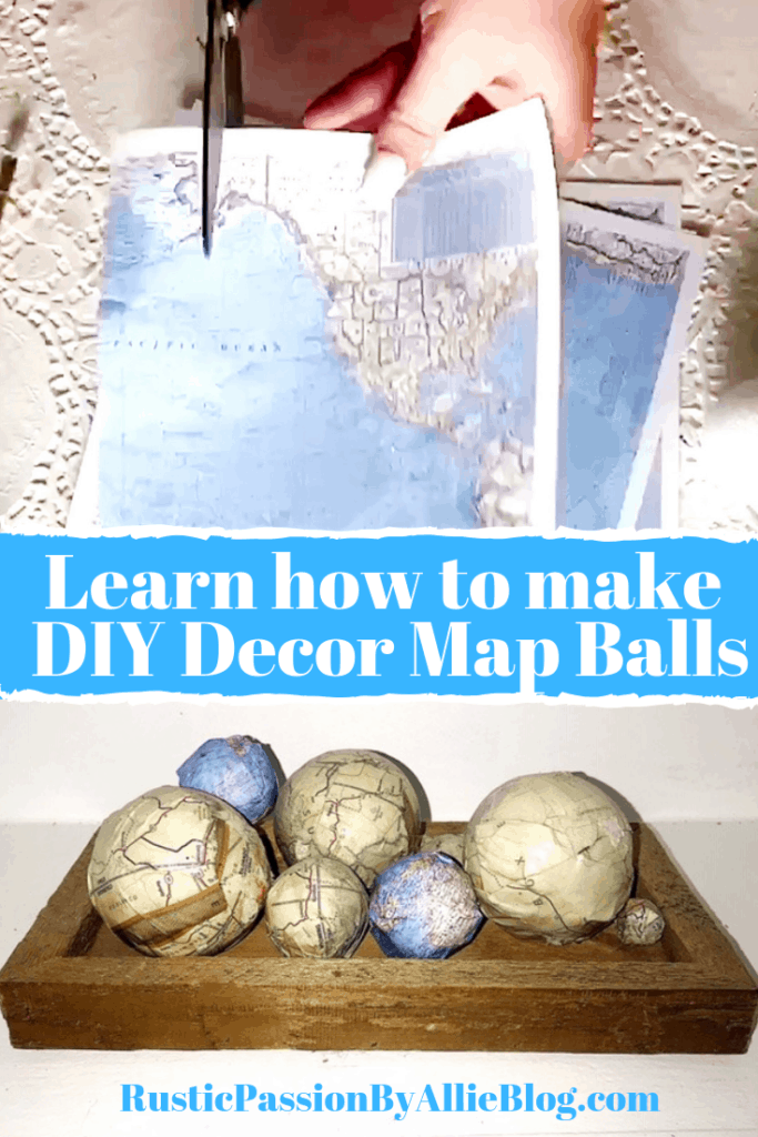 Learn Exactly How to Make Cute DIY Map Decor Balls
