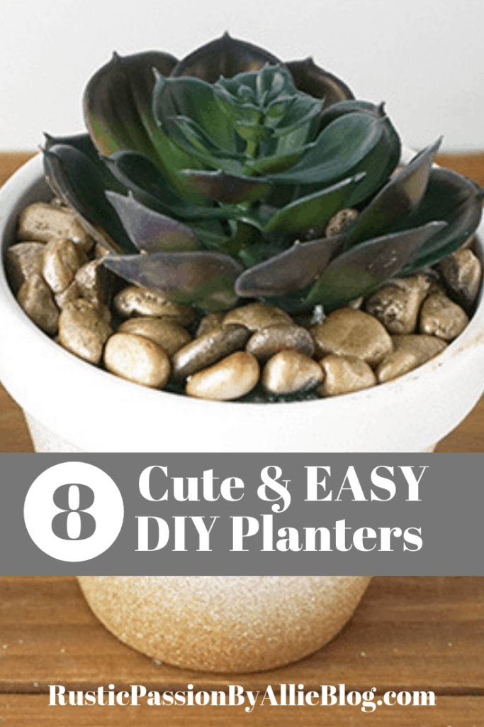 8 of the BEST Affordable DIY Flower Pot Ideas and Easy Planters.