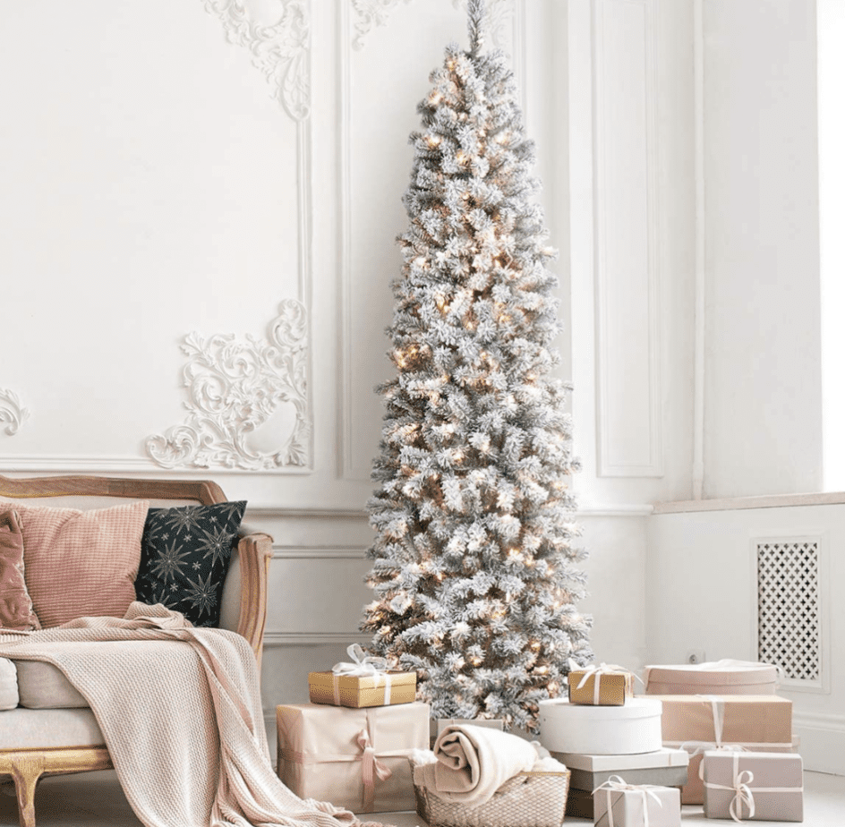 13 of the Best Flocked Christmas Trees That You Can Actually Afford.