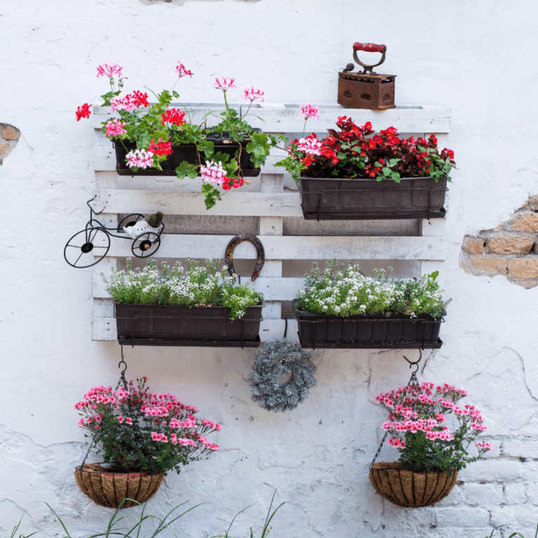 13 Genius Pallet Plant Stand Ideas That You Can Easily Make.