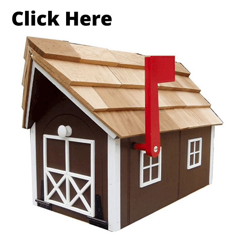 13 Decorative Amish Mailboxes That Add The Perfect Rustic Style.