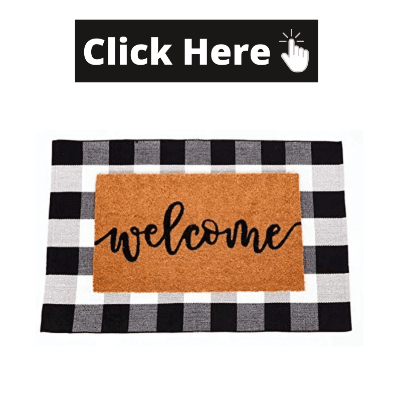 13 Of The Cutest Neutral Layered Outdoor Mats You NEED For Porch.