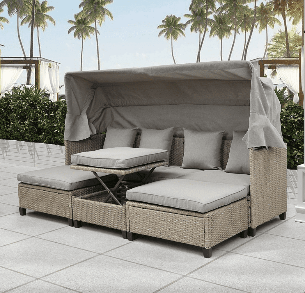 5 Steps To Style Your Luxury Outdoor Daybed For Maximum Comfort.